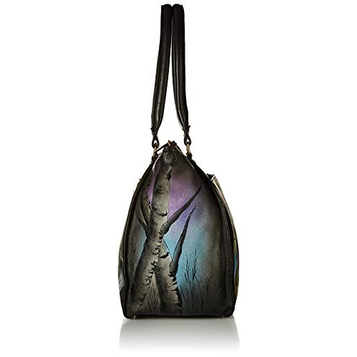 Anna by Anuschka Tote Bag | Genuine Leather | Large, Lion Pride