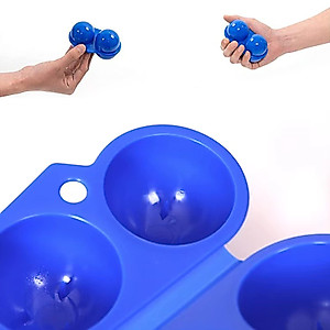 YYAOGAGNG 2Pcs Egg Box Shockproof Folding Plastic Egg Storage Tray Box Container for Outdoor Camping Picnic BBQ Hiking School