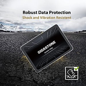 Gigastone SATA SSD 512GB (3-Pack) 2.5 inch SSD 530MB/s Upgrade Laptop PC Memory and Storage PS4 HDD Replacement 2.5" Internal Solid State Hard Drives SATA III SLC Cache 3D NAND Game Pro Performance