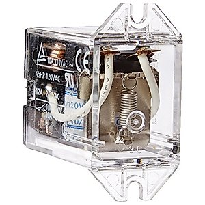 Omron LY2F-AC110/120 General Purpose Relay, Standard Type, Plug-In/Solder Terminal, Upper Mounting Bracket, Single Contact, Double Pole Double Throw Contacts, 9.9 to 10.8 mA at 50 Hz and 8.4 to 9.2 mA at 60 Hz Rated Load Current, 110 to 120 VAC Rated Load