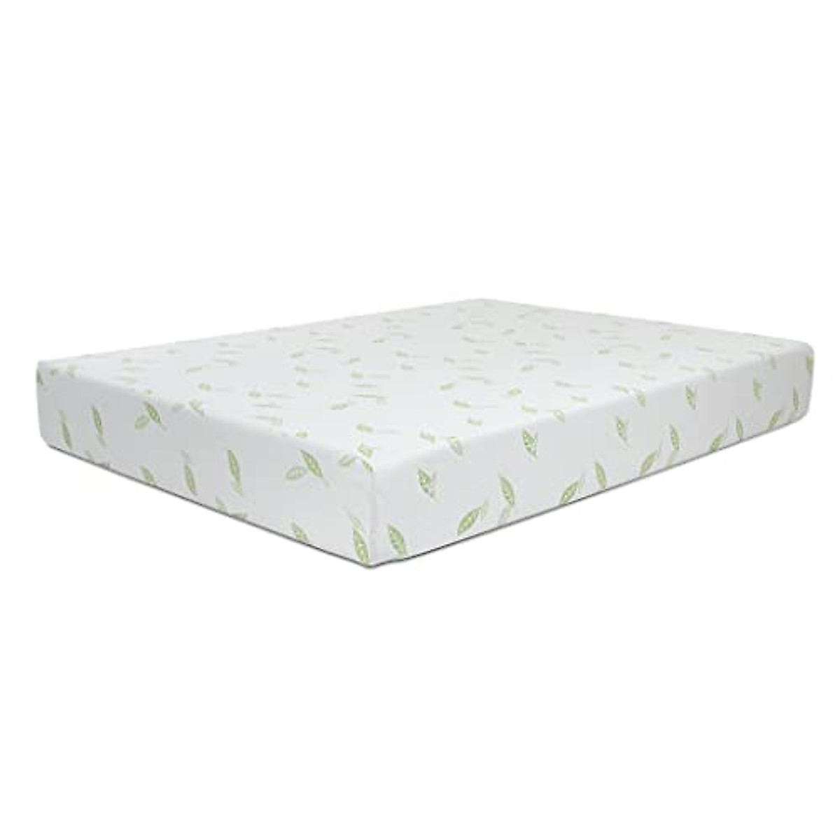 NapQueen Anula, Twin-XL 6'' Green Tea Memory Foam Mattress, Bed in a Box