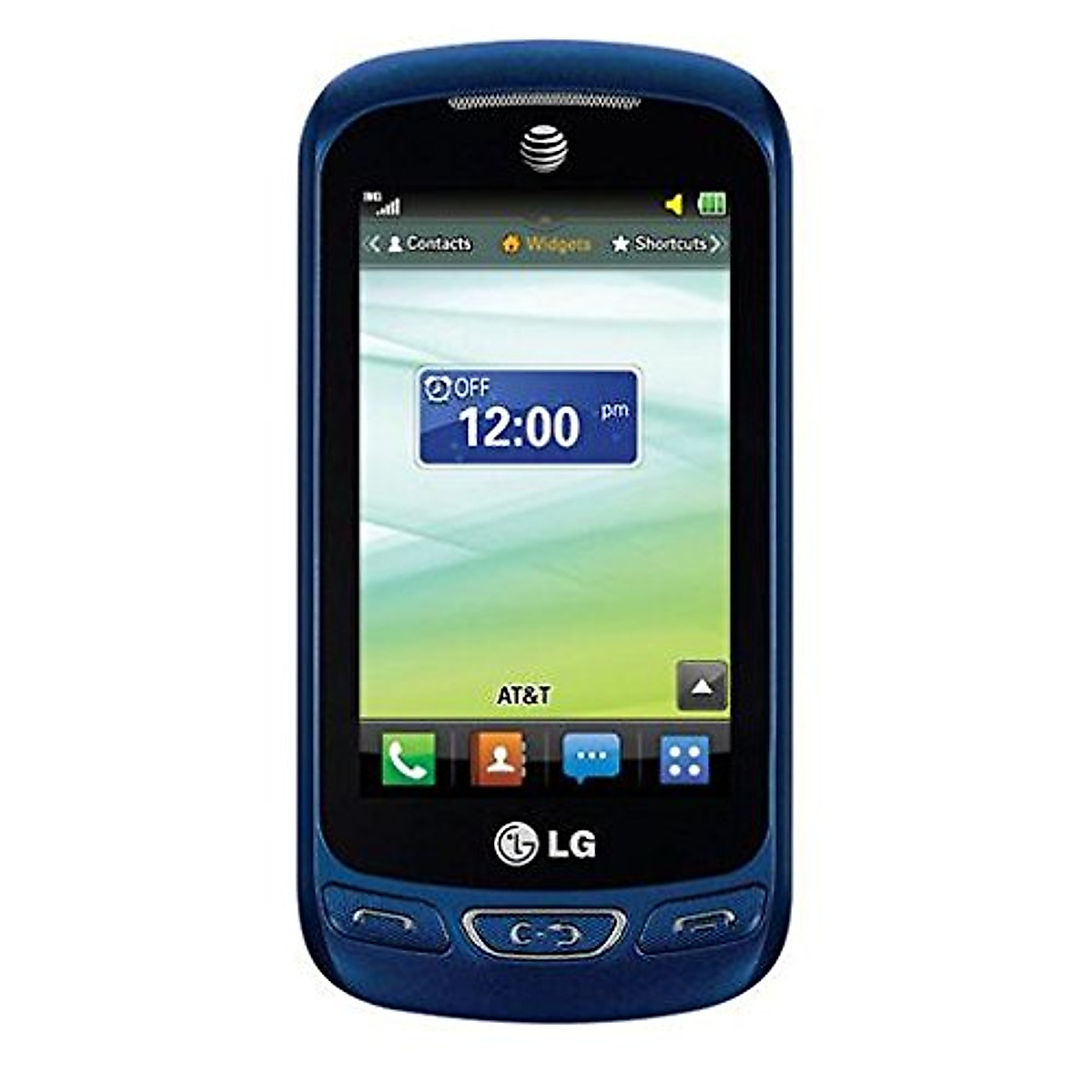 LG Xpression C410 Qwerty Keyboard Slider Cellphone GSM Unlocked - Blue