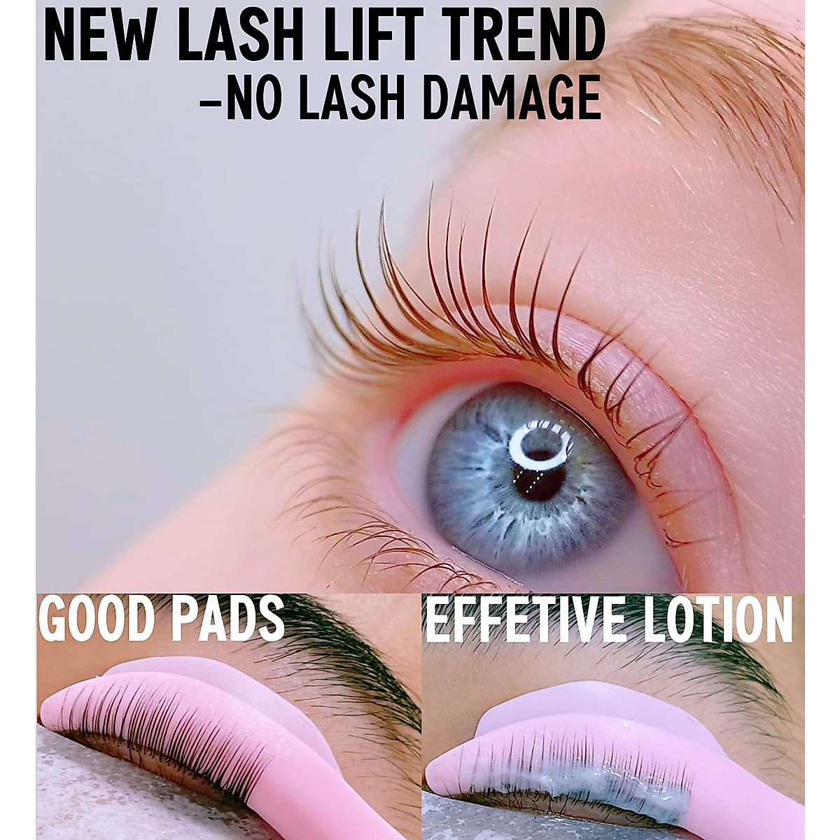 Lash Lift Kit, Strong Eyelash Lifting 3 Minutes Brow Lamination At Home, DIY Eyelash Perm Easily 10 ml Airless Pump More than 15 Applications Make Eyes Beautiful For 6 Weeks