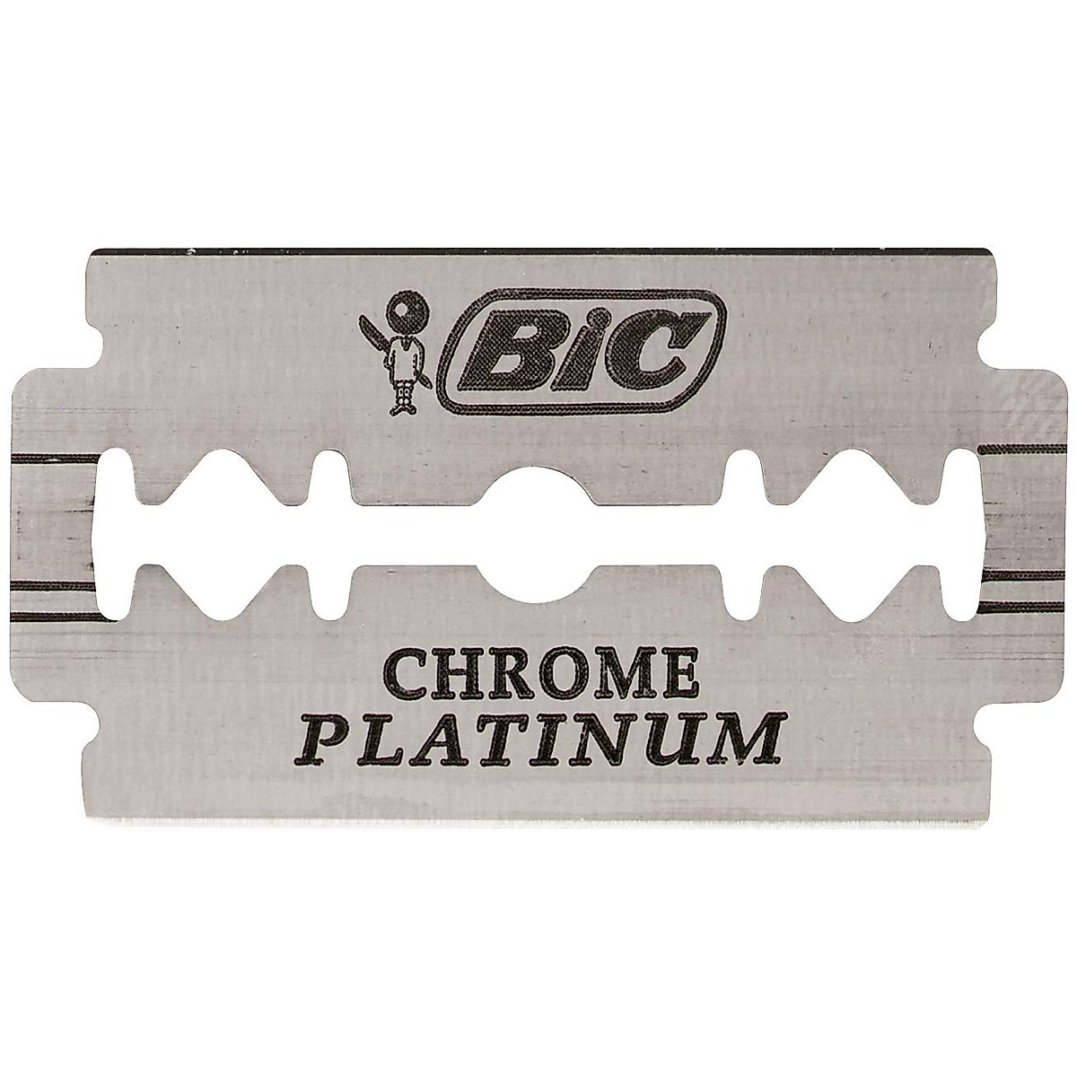 50 BIC Double Edge Razor Blades Chrome Platinum