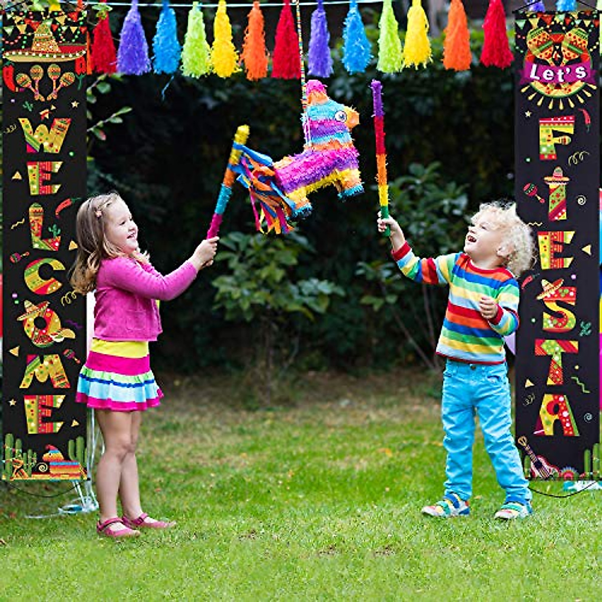 Mexican Fiesta Welcome & Fiesta Party Banner Decorations
