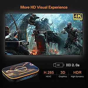 Ebid Dealz Replacement for HK1 R1 Pro Android 11.0 Quad Core 4GB RAM 128GB ROM 4K Smart 5G WiFi Media Streamer TV Box Black