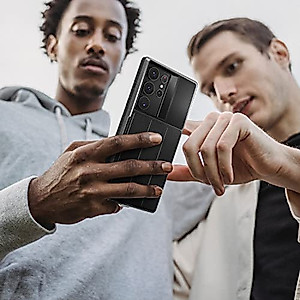 VENA vCommute Wallet Case Compatible with Samsung Galaxy S23 Ultra (2023), (Military Grade Drop Protection) Flip Leather Cover Card Slot Holder with Kickstand - Space Gray