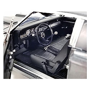 1970 Dart Street Fighter Bullseye Dark Gray Metallic with Black Hood and Tail Stripe Limited Edition to 264 Pieces Worldwide 1/18 Diecast Model Car by Acme A1806408