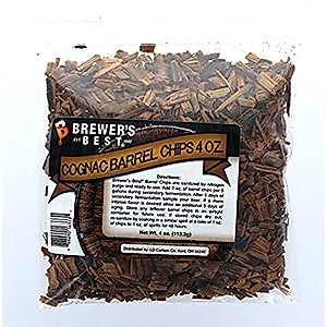 North Mountain Supply 6333A Brewer"s Best Barrel Chips Cognac Barrel, 4 oz., Brown