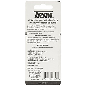 Trim Beautycare Mini Slant/Point 06847 Tweezers, 3 Piece Set