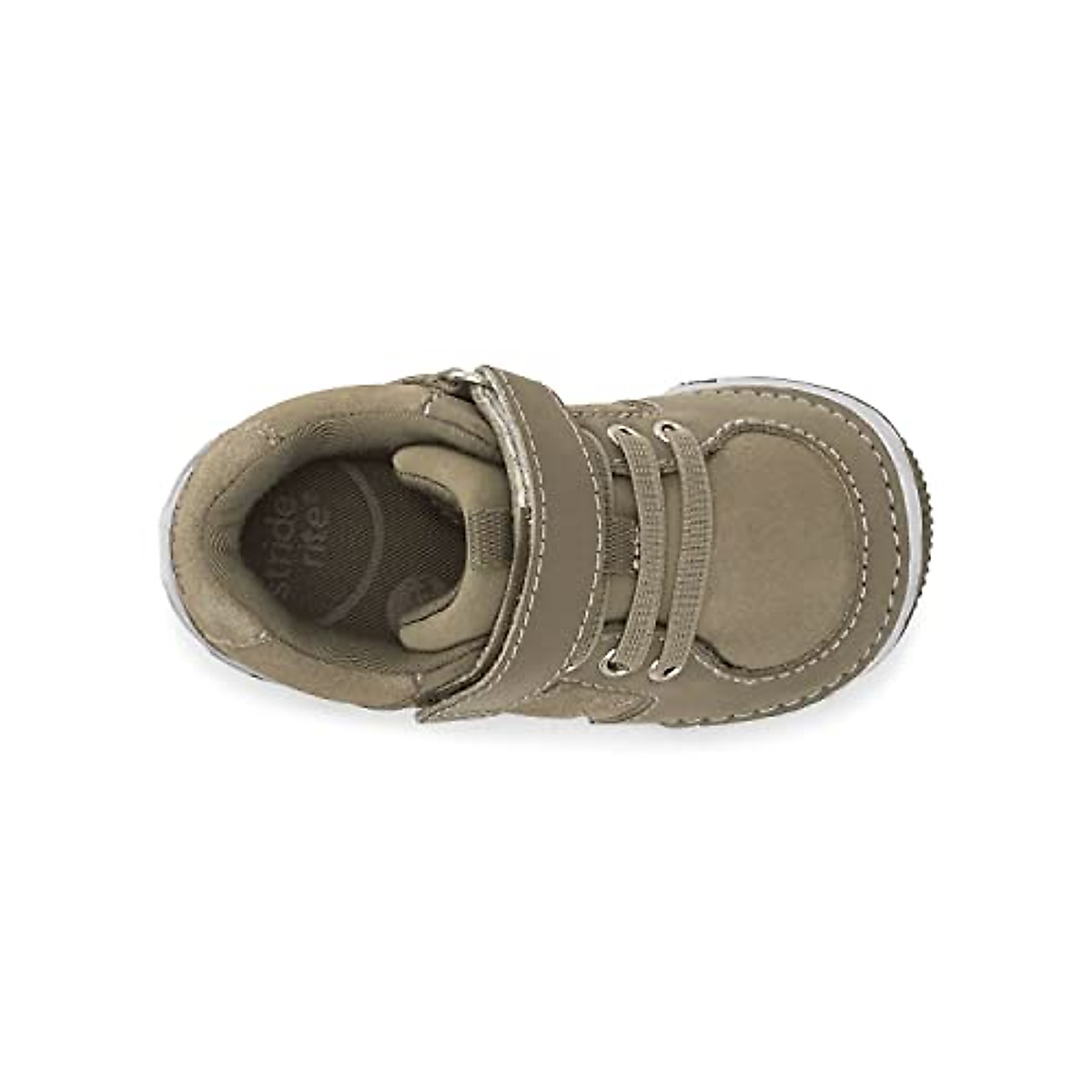 Stride Rite Kids SRTech Wes Casual Sneaker, Taupe, 6.5 Wide US Unisex Toddler