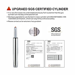 Grace&Grace Height Adjustable Rolling Swivel Stool Chair with Ergonomic Seat and Comfortable Footrest Heavy Duty Metal Base for Salon,Shop, Kitchen