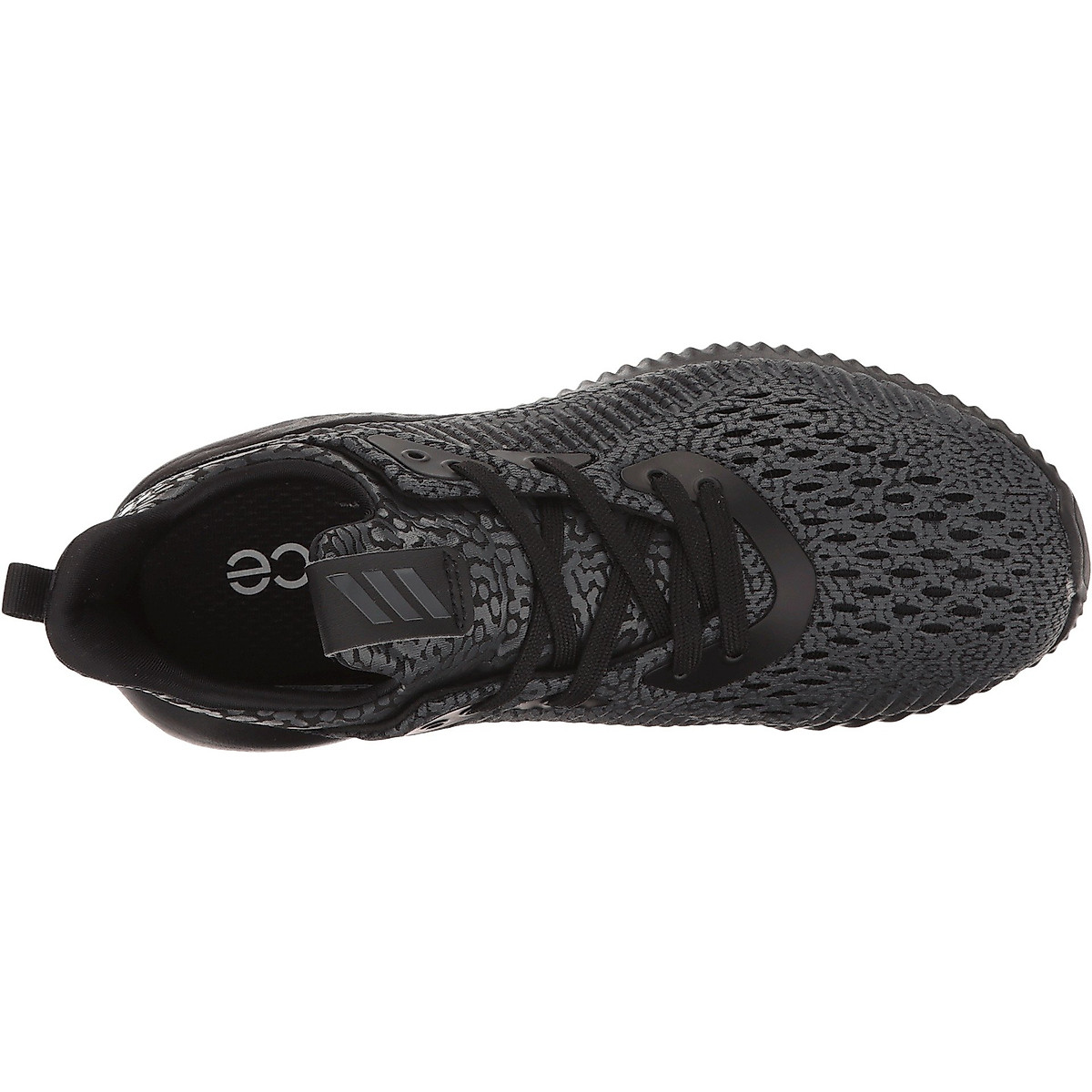 adidas Boy's Alphabounce AMS j Running Shoe, Black/Utility Black/White, 6 M US Big Kid