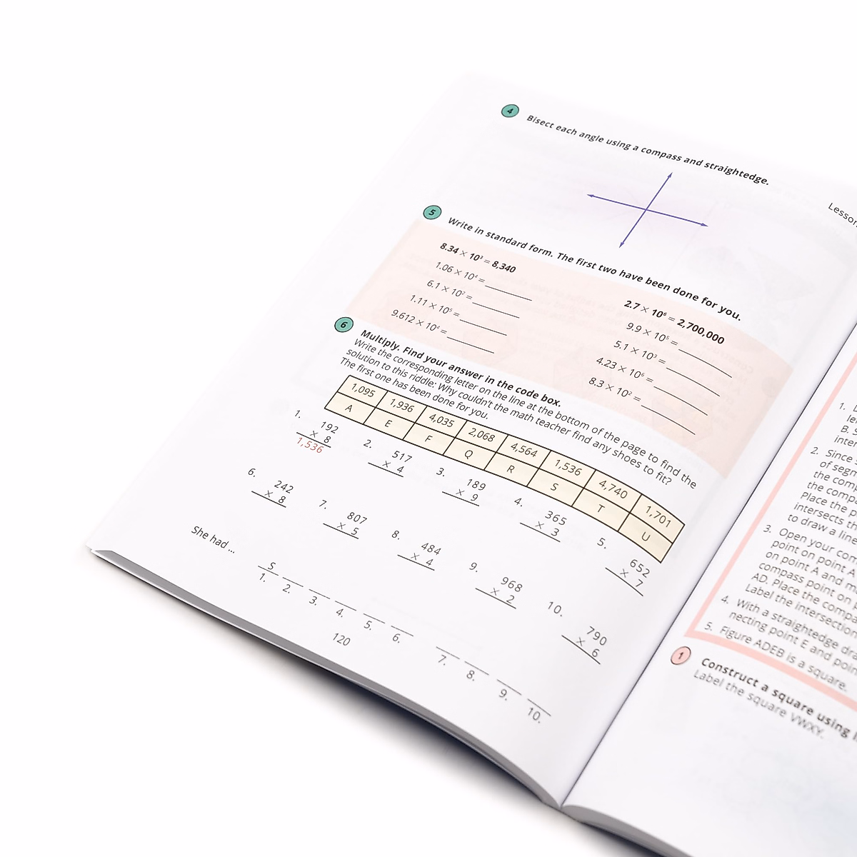 Horizons 6th Grade Math Student Book 1 (Lifepac)