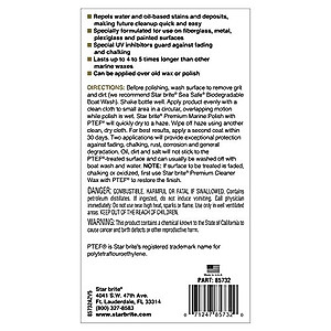 STAR BRITE 2 Pack Premium Marine Polish w/PTEF Fiberglass Metal Paint 85732