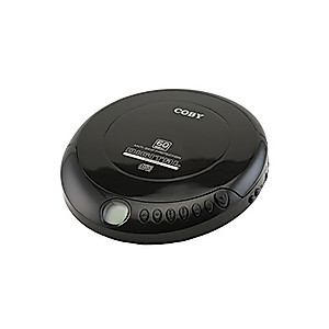 Coby Portable Compact Anti-Skip CD Player – Lightweight & Shockproof Music Disc Player w/ Pro-Quality Earbuds - For Kids & Adults - Home Car & Travel