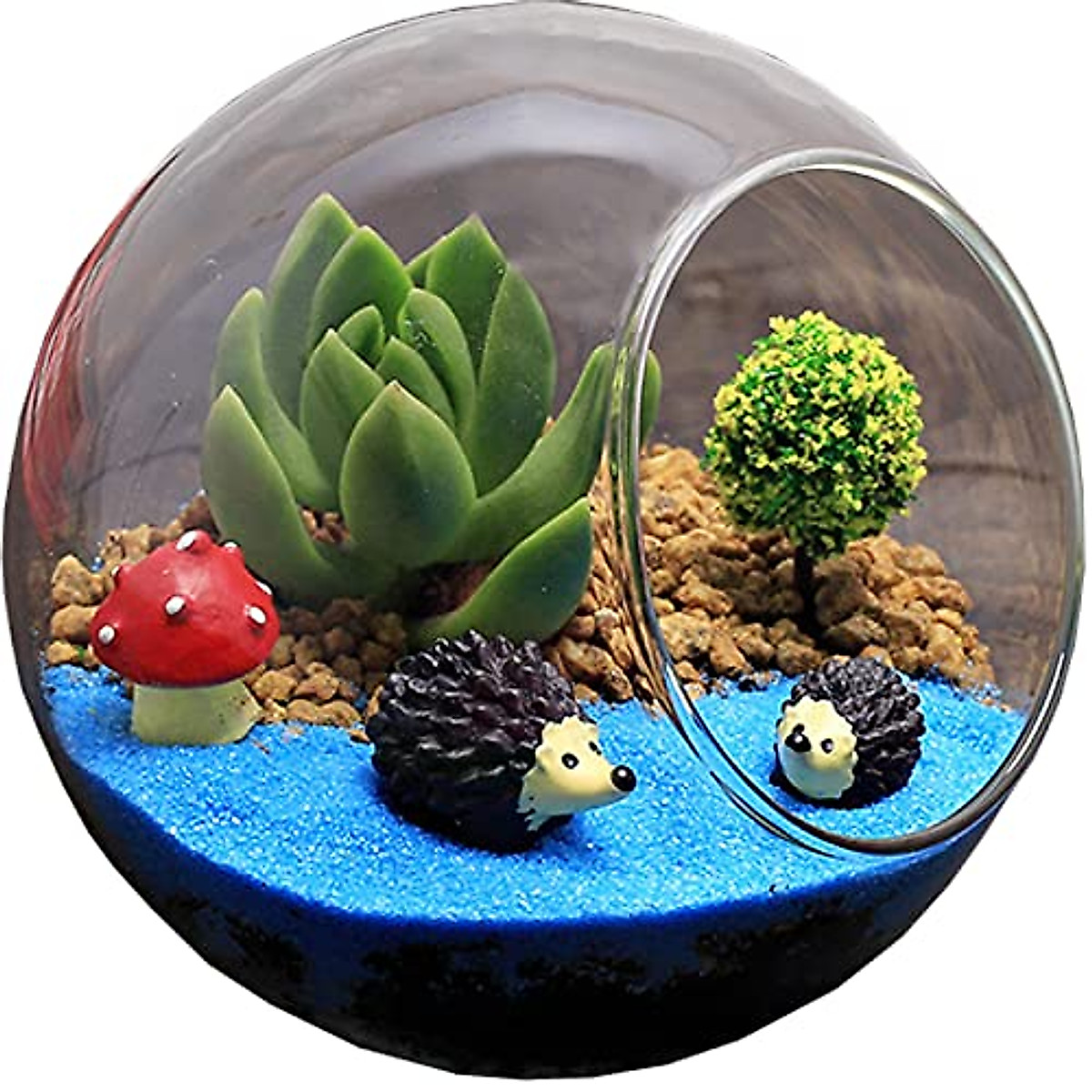 TANOMA Hedgehogs Fairy Garden Suppliers, Miniature Fairy Garden Accessories Figurines, Micro Landscape, Bonsai Craft Decor 3PCS