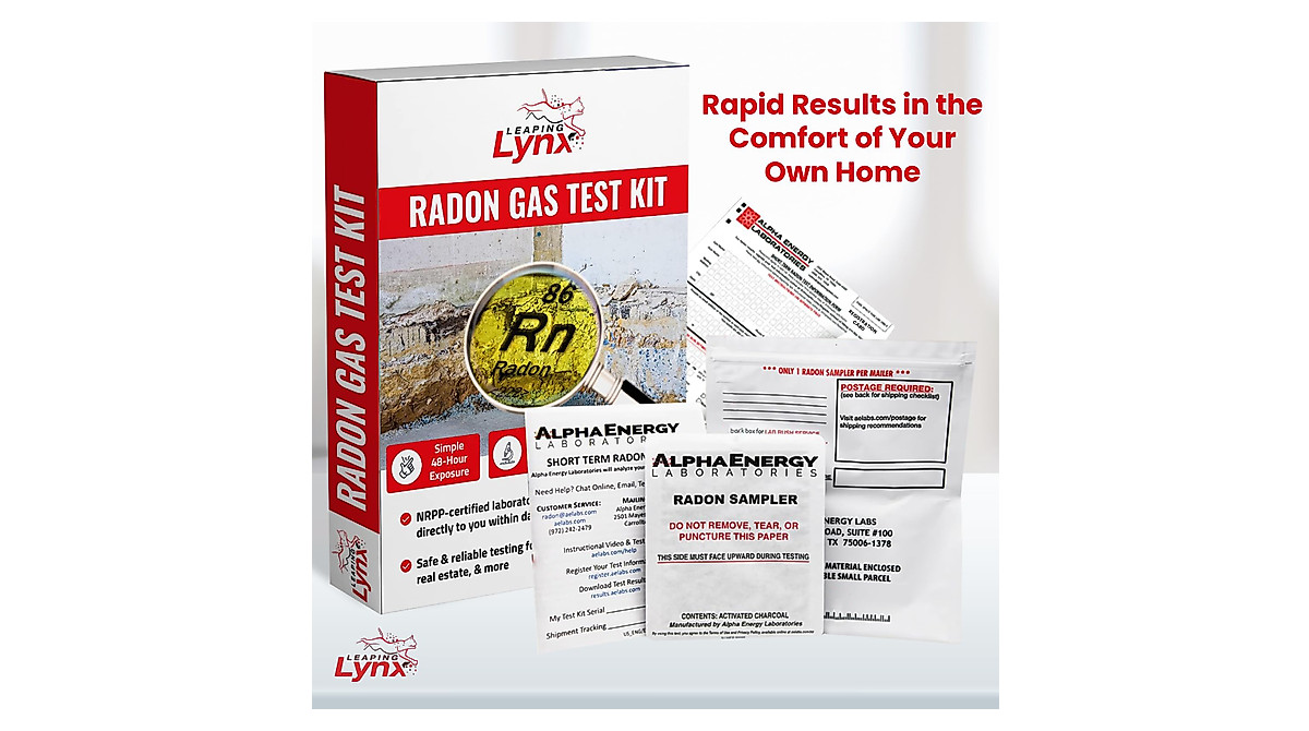 EPA-Approved Radon Detector Kit - Safe Home Testing