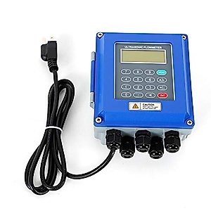 RaeSung Digital Portable Ultrasonic Flowmeters Flow Meter TUF-2000B+TM-1 DN50-700mm with TM-1 Medium Clamp-on Transducer