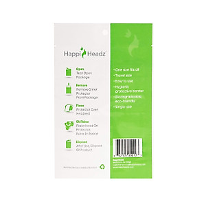 Happi Headz Travel Protector for headrest and seat Cover. Use it in Airplanes, theaters, Buses, Trains, Restaurants (1 Pack)