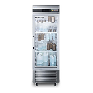 Summit 23 Cu.Ft. Upright Pharmacy Refrigerator Medical - Laboratory - Pharma-Lab 23 cu.ft. all-refrigerator with glass door
