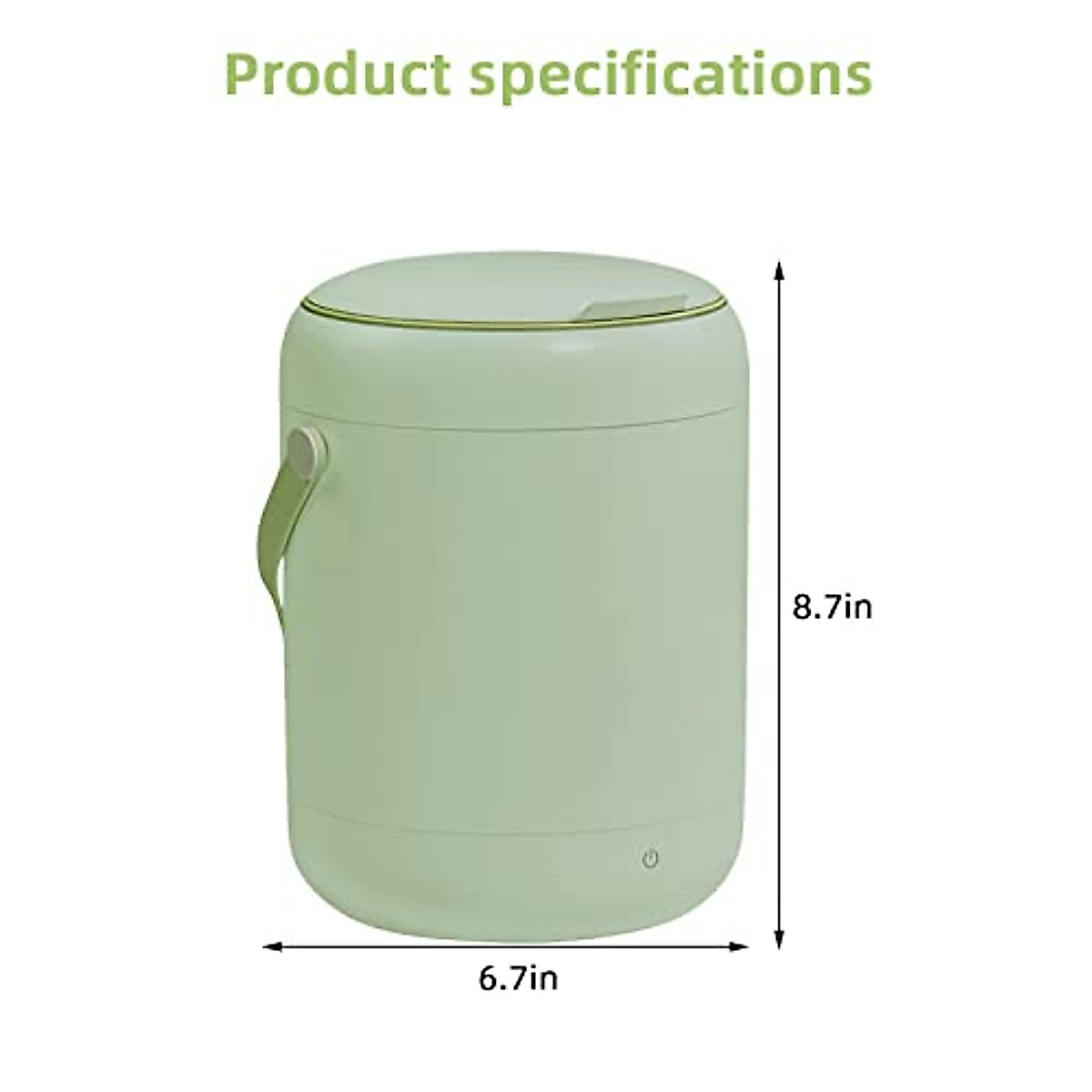 Mini Portable Ultrasonic Washing Machine, Mini Sock Washer Underwear Socks Tiny Clothes Washing Cleaning Machine 2.8L Capacity Dormitory Washer For Home Travel