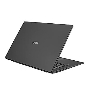 LG gram (2022) 14Z90Q Ultra Lightweight Laptop, 14" (1920 x 1200) IPS Display, Intel Evo 12th Gen i7 1260P Processor, 16GB LPDDR5, 512GB NVMe SSD, FHD Webcam, WiFi 6E, Thunderbolt 4, Windows11, Black