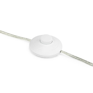 Catalina 76" Mid-Century Modern Over-The-Sofa Curved Metal Arc Floor Lamp with Heavy Base, Classic Chrome