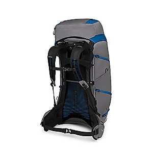 Osprey Exos Pro 55L Men's Backpacking Backpack, Dale Grey/Agam Blue, S/M