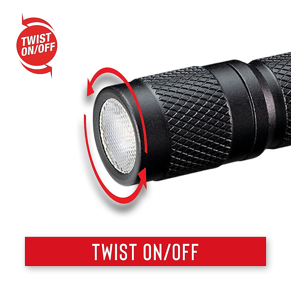 Coast KL10 100 Lumen LED Keychain Light, Pocket Sized, Black