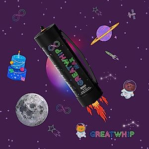 GreatWhip Whipped Cream Chargers, 3.3L Tanks, 2000g Whip Cream Charger Cylinder, 2 Cylinder