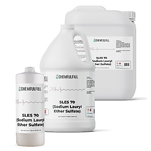 Chemfulfill Sodium Lauryl Ether Sulfate 70% – SLES 70% (SLES70) (Gallon (128 fl oz))