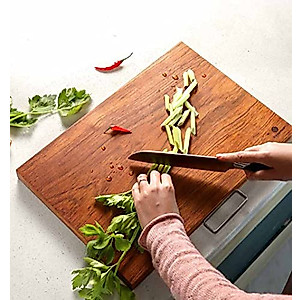 Pear Wood Chopping Board Brown 38x25x3CM