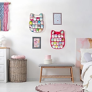 Squishville by Original Squishmallows Play and Display Storage - Four 2-Inch Plush Included - Big Foot, Axolotl, Parrot, Chameleon - Hang or Stand Display Case - Amazon Exclusive