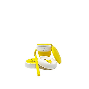 Baby's Brew The 2 in 1 Collapsible Snack and Straw Cup -Yellow
