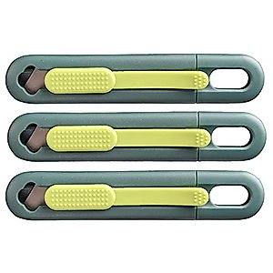 Nova Safety Knife, Utility Knife, Compact Cut, Box Cutter, Ambidextrous Design, Replaceable and Durable Blade, Ideal for Heavy Duty Cut, Warehouse, Home, for Cutting Boxes, Cartons, Parcels. (3 Pack)