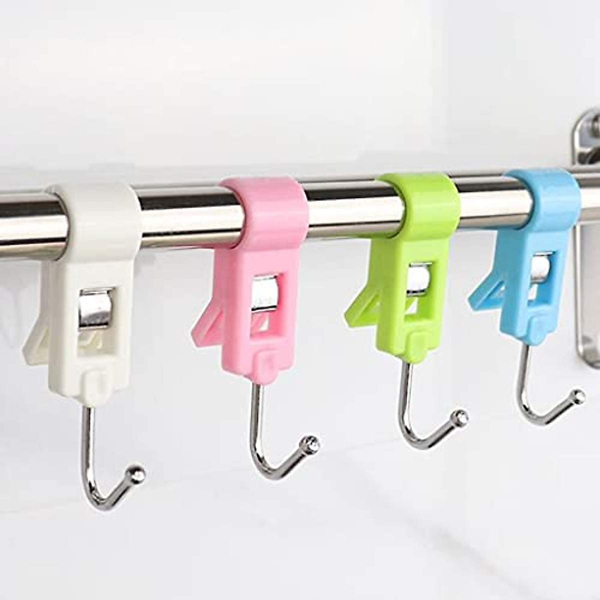 UXZDX ABS Beach Towel Clip, Portable Quilt Clip, Sheet Clothes Clip, Underwear Clip, Windproof Clothespin (Color : Multi-Colored)