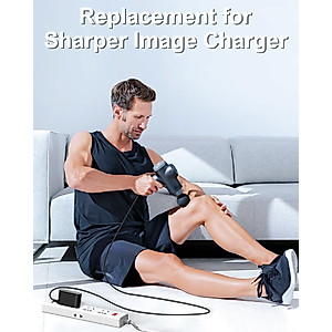 VHBW 27V Massage Gun Charger for Sharper Image Powerboost 1011666 1013002 1012667 1014747 1014392 1013983 1013985Deep Tissue Cordless Massager Gun Power Cord 6FT (Not for 18V Massage Gun)