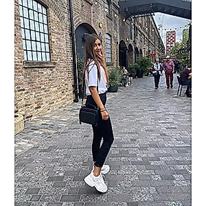 HW COMFORT Crossbody Shoulder Bag for Women/Cellphone Bags Card Holder Purse and Handbags/Top Handle Bag/Front pocket,Black