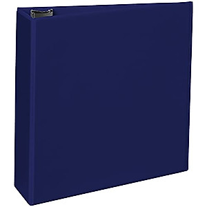 Office Depot® Brand Durable D-Ring View Binder, 3" Rings, 60% Recycled, Blue
