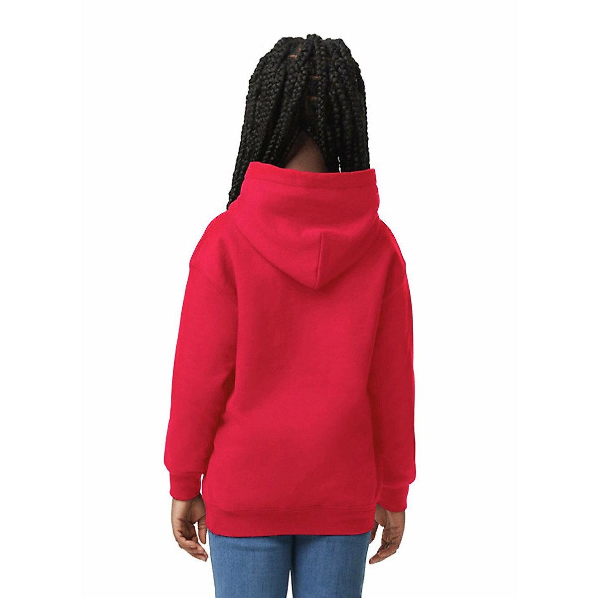 Gildan Youth Hoodie Sweatshirt, Style G18500B, Red, X-Large