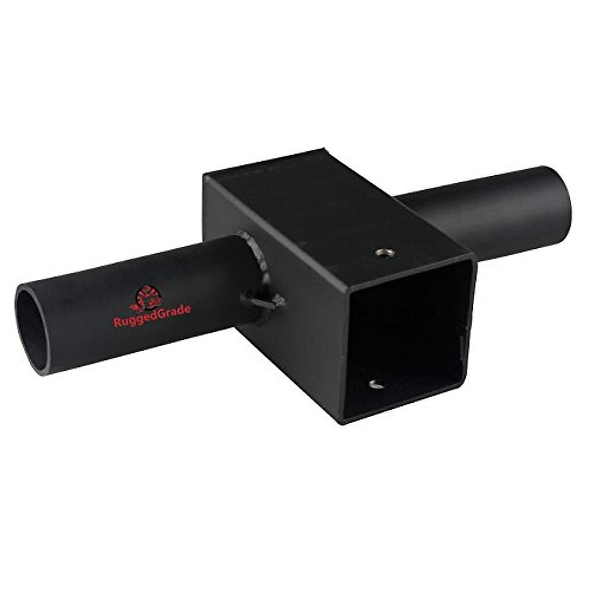 RuggedGrade Double Tenon Adapter for 4 inch Square Pole - Light Pole Adapter for Slip Fit