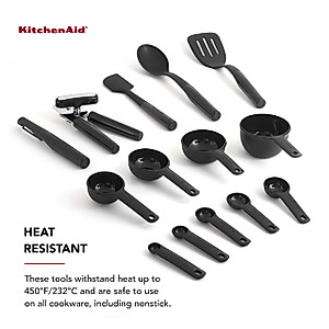 KitchenAid Universal Tool and Gadget Set, 14 Piece, Black