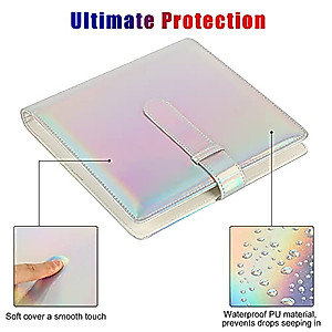 256 Pockets Photo Album for Fujifilm Instax 11 12 9 40 Mini Camera, Polaroid Camera, Photo Album for Fujifilm Instax Mini Evo Liplay 90 8 7+ Instant Camera, Polaroid HP Zink 2x3" Photos (Magic Silver)