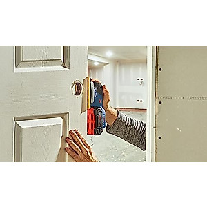 BOSCH GSS18V-40N 18V Brushless Sheet Orbital Finishing Sander with Dust Bag, 1/4 Sheet and 1/3 Sheet (Bare Tool)