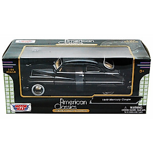 1949 Mercury Eight Coupe, Black - Motormax 73225-1/24 Scale Diecast Model Toy Car