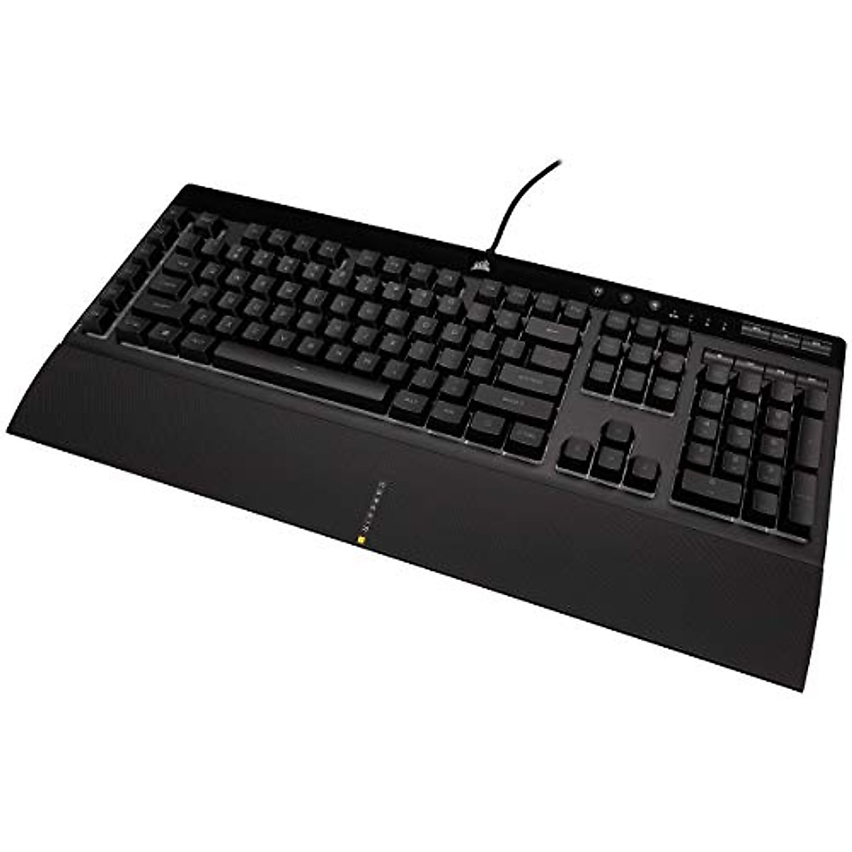 Corsair K55 RGB PRO XT - Dynamic Per-Key RGB Backlighting - Six Macro Keys with Elgato Stream Deck Software Integration-IP42 Dust and Spill-Resistant-Detachable Palm Rest-Media and Volume Keys-Black