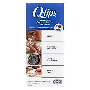 Q-tips Cotton Swabs For Hygiene and Beauty Care Original Cotton Swab Made With 100% Cotton 625 Count