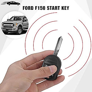 Car Key Fob Fit for Ford 2011-2014 F150 Pick-up, 2011-2016 F250/ F350/ F-450/ F-550/ F-650/ F-750, 2015 Flex Push to Start Ignition Key Smart Self-Programming Entry Remote OEM (CWTWB1U793)
