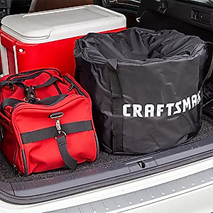 CRAFTSMAN 19.5" Smokeless Wood Fire Pit Portable Stainless Steel Camping, RVing, Backyard Bonfire fire Pit